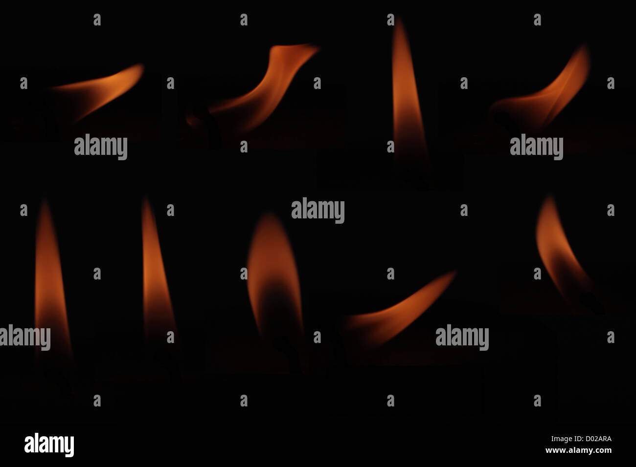 Closeup big fire flames hi-res stock photography and images - Alamy