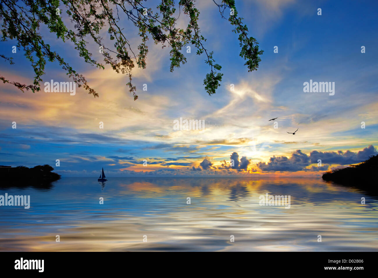 Blue bay beach curacao hi-res stock photography and images - Alamy