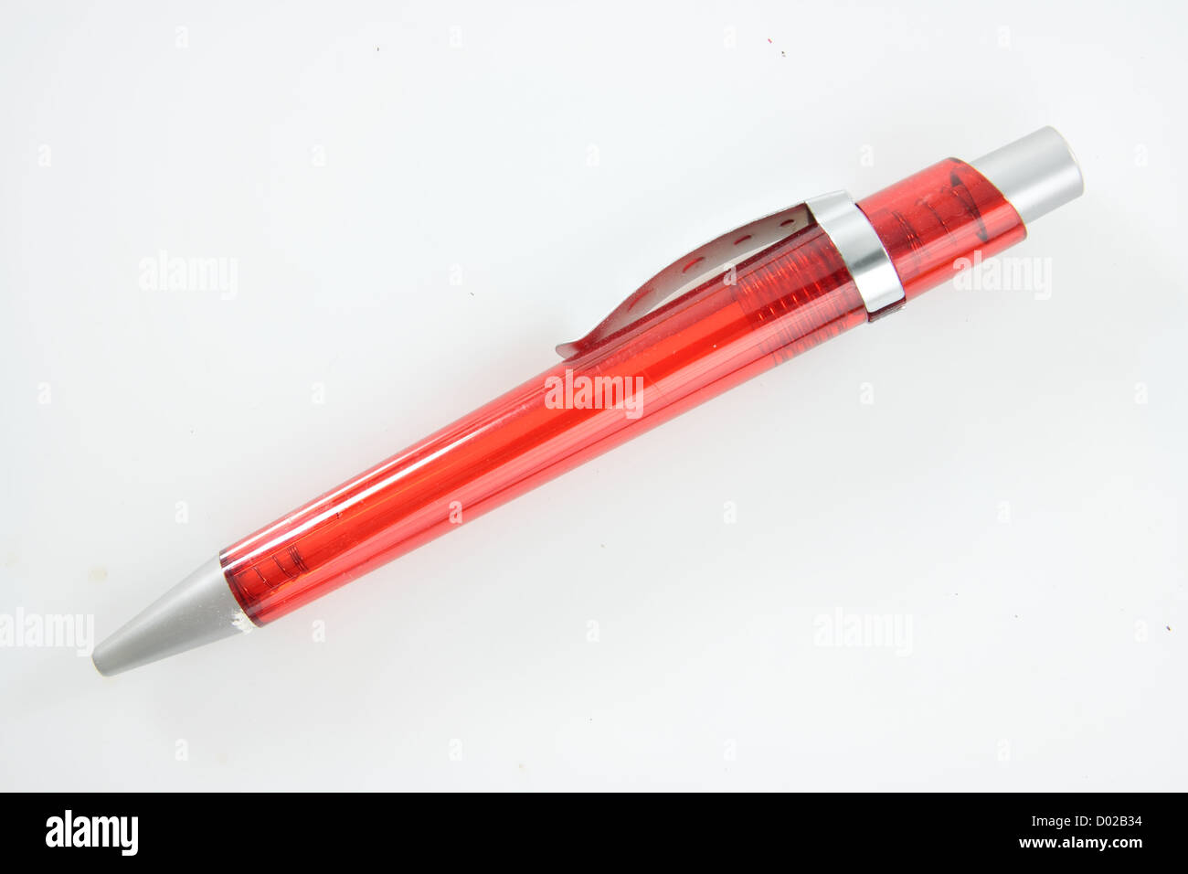 Plastic pen isolated on white background Stock Photo - Alamy