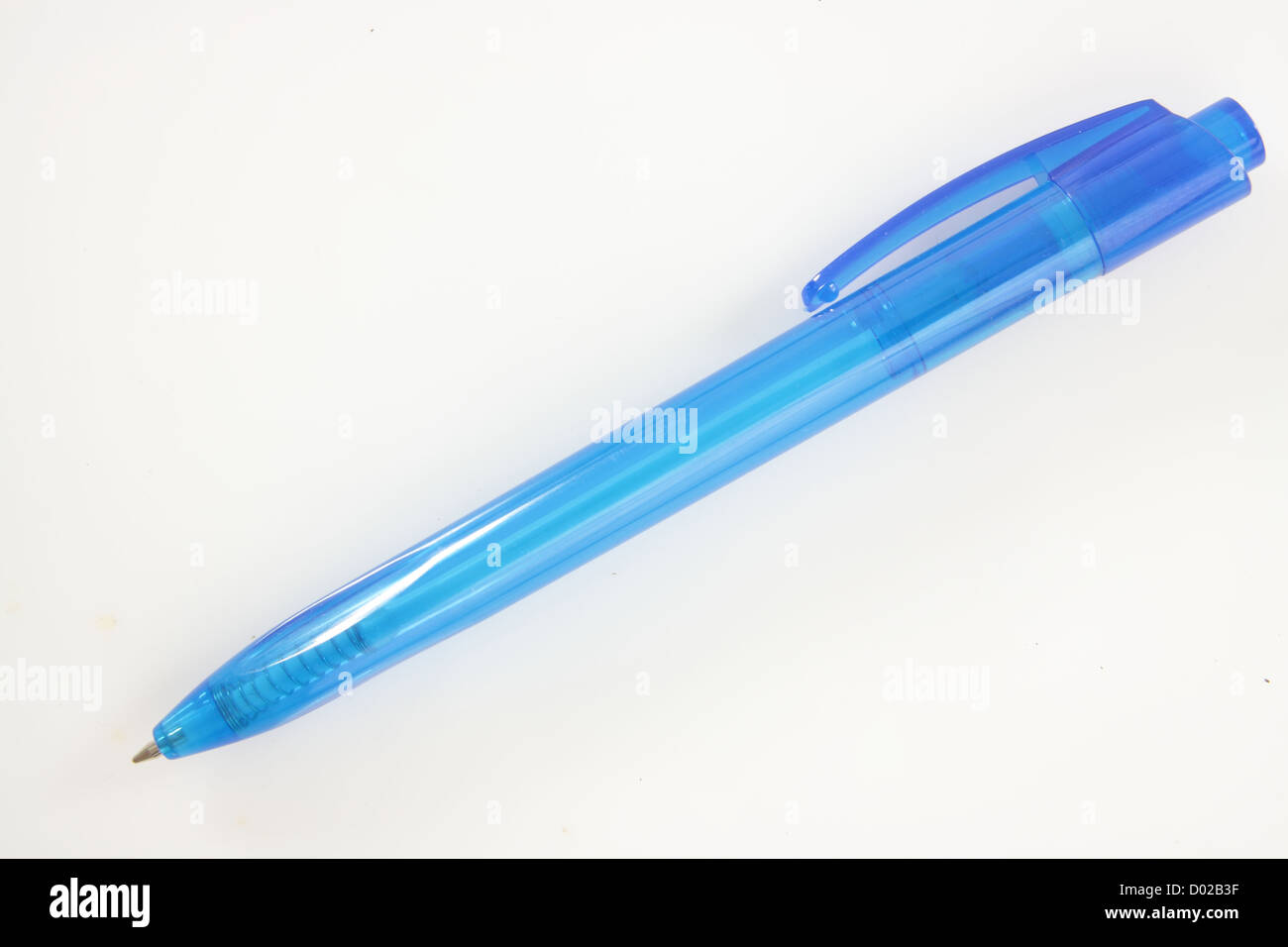 Plastic pen isolated on white background Stock Photo - Alamy