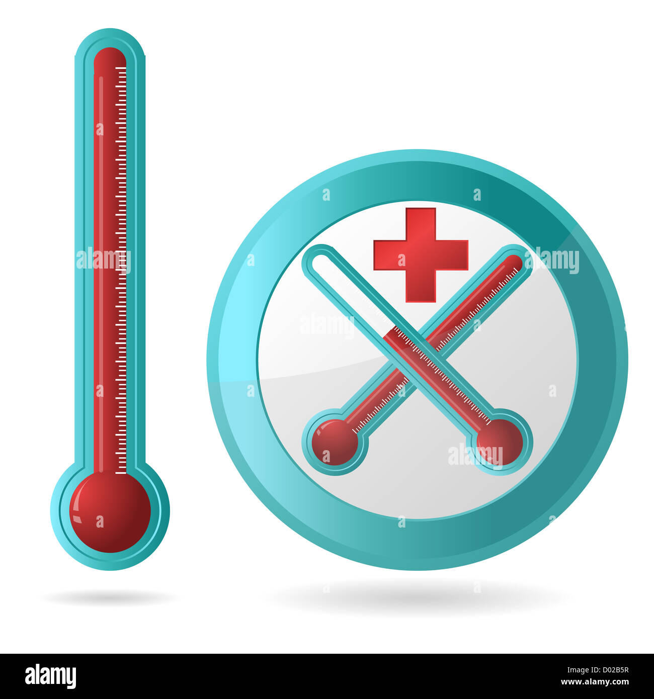 illustration of thermometer Stock Photo - Alamy