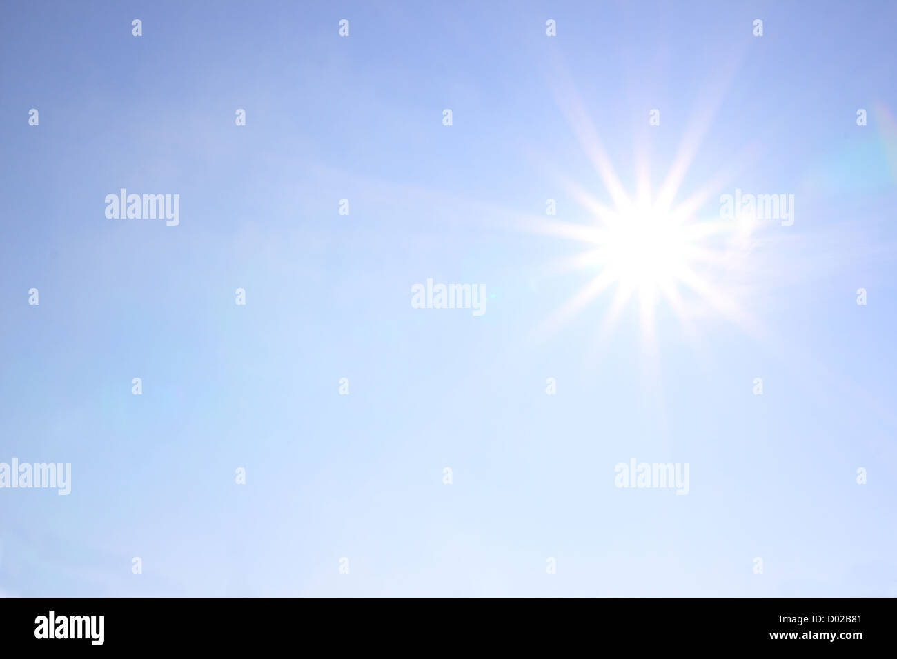 Sunny sky background Stock Photo - Alamy