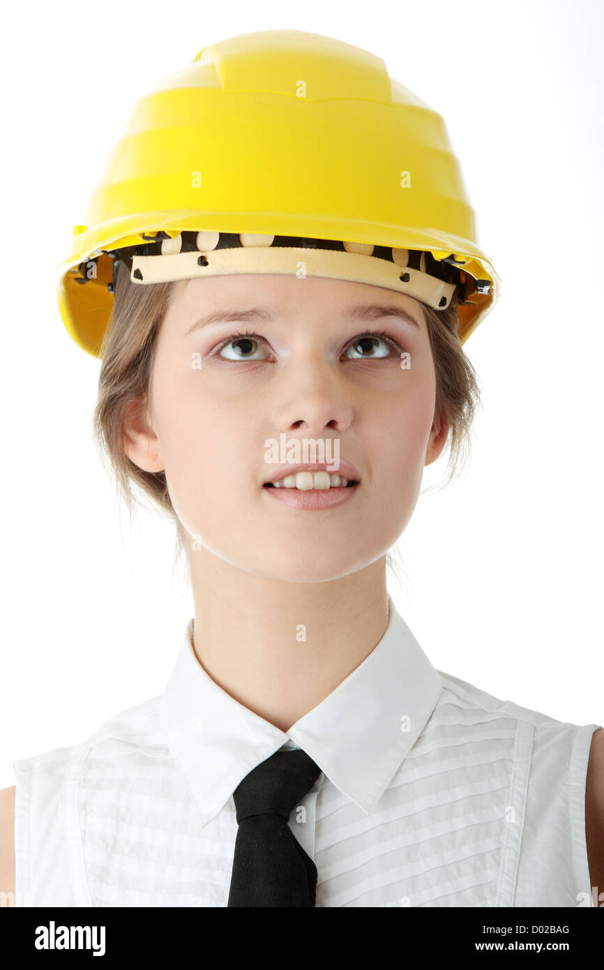 Beautiful female architect Stock Photo - Alamy