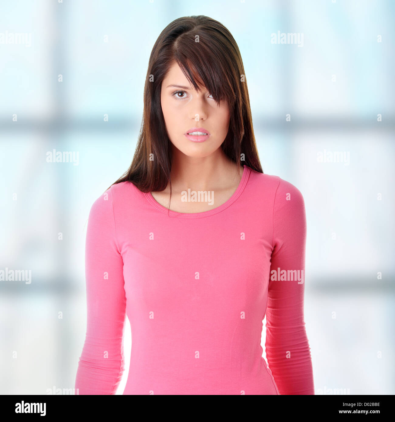Young angry woman Stock Photo - Alamy
