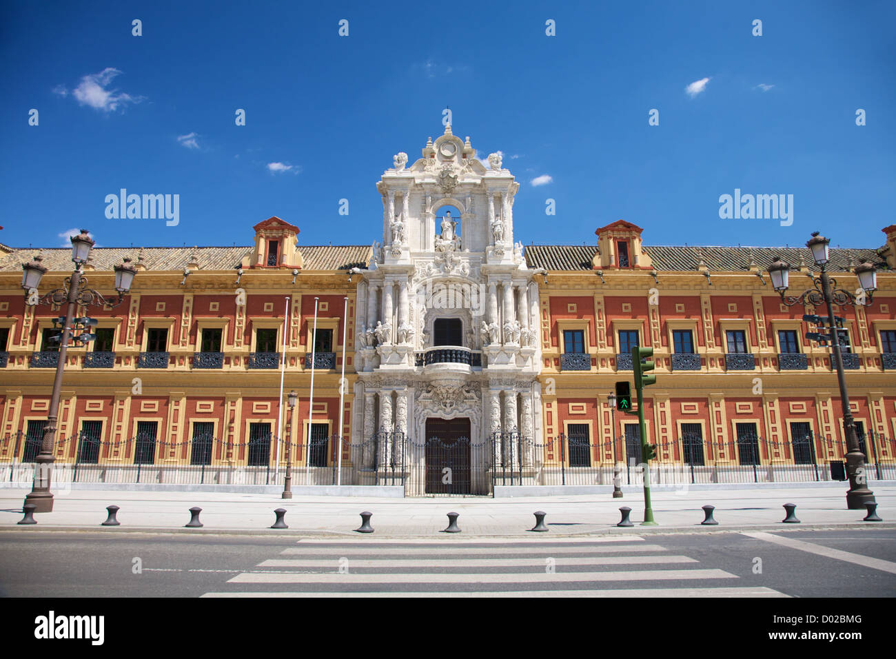 public building at Seville city Andalusia in Spain Stock Photo - Alamy
