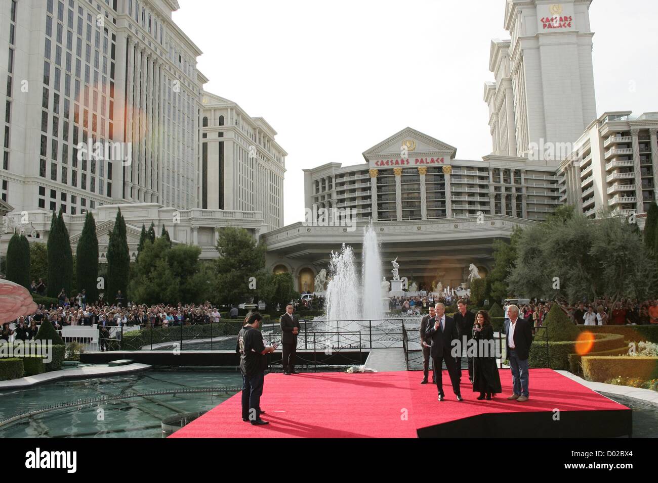 Gary Selesner, Shania Twain, John Meglen at a public appearance for ...