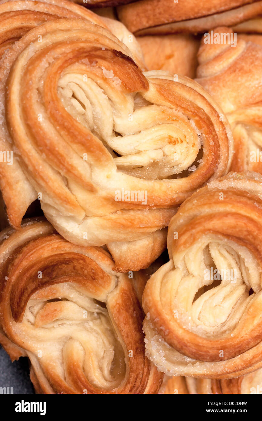 A heap of pastries on a wood board Stock Photo - Alamy