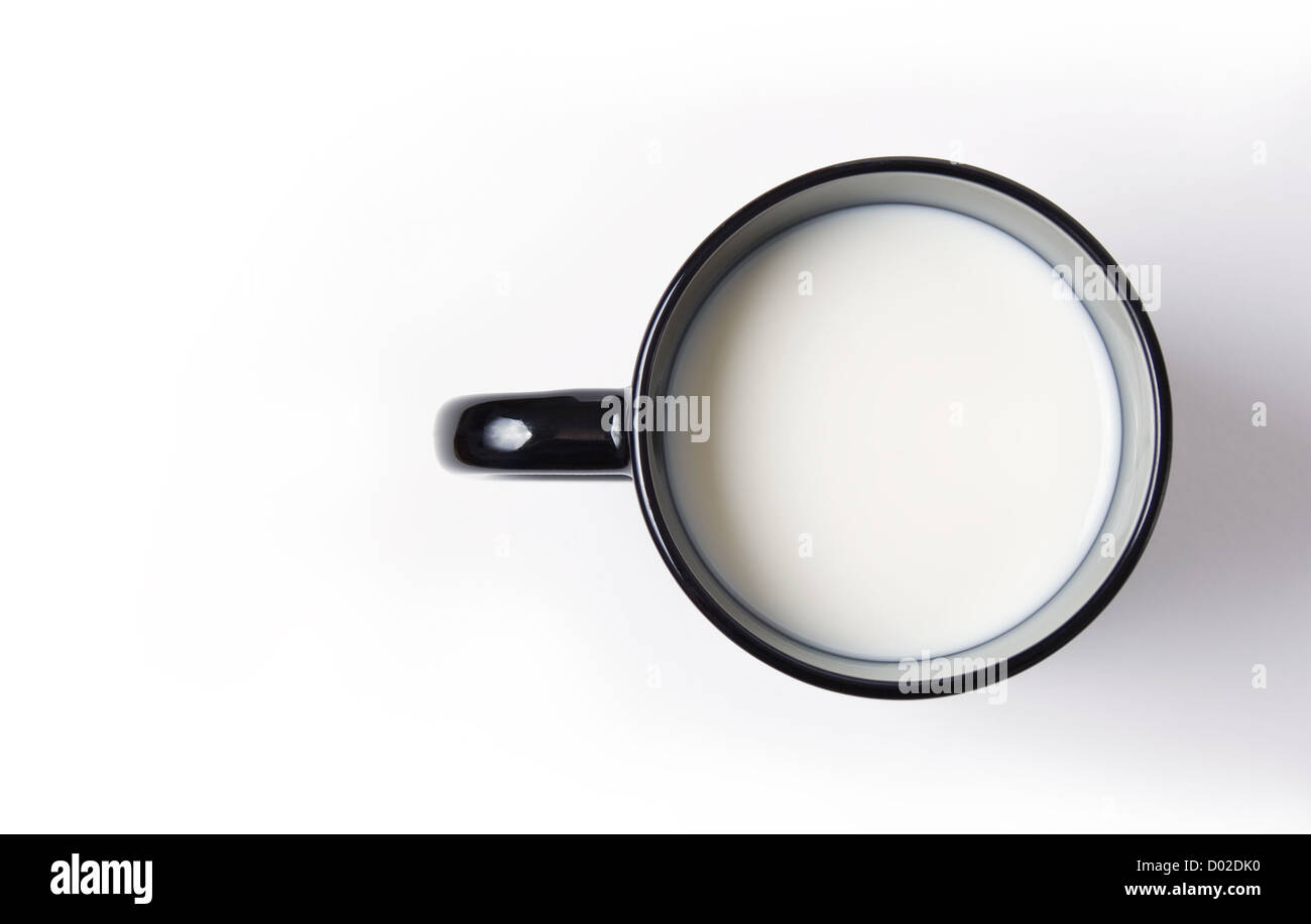 Cup of milk Stock Photo - Alamy