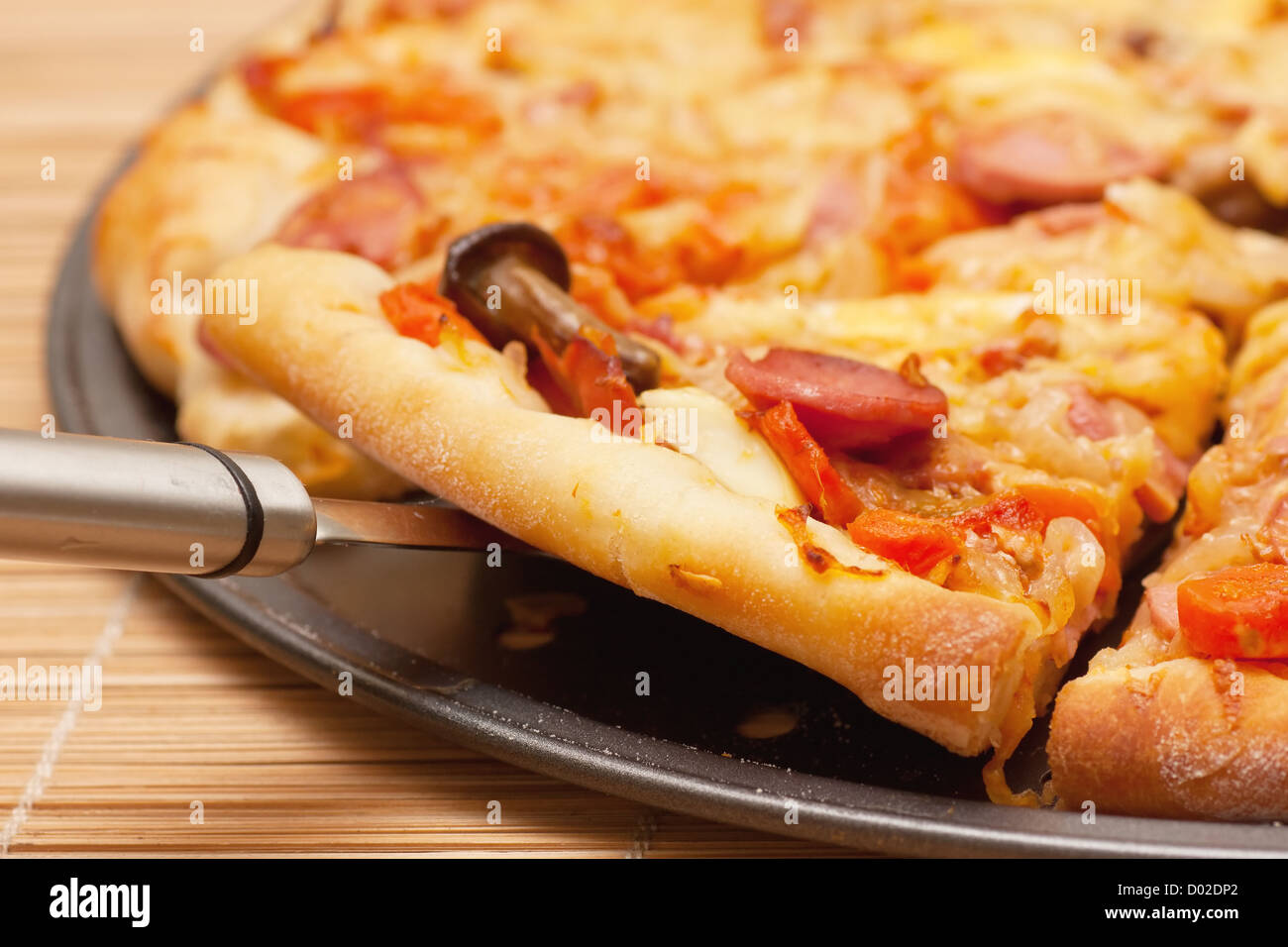 A slice of pizza Stock Photo - Alamy