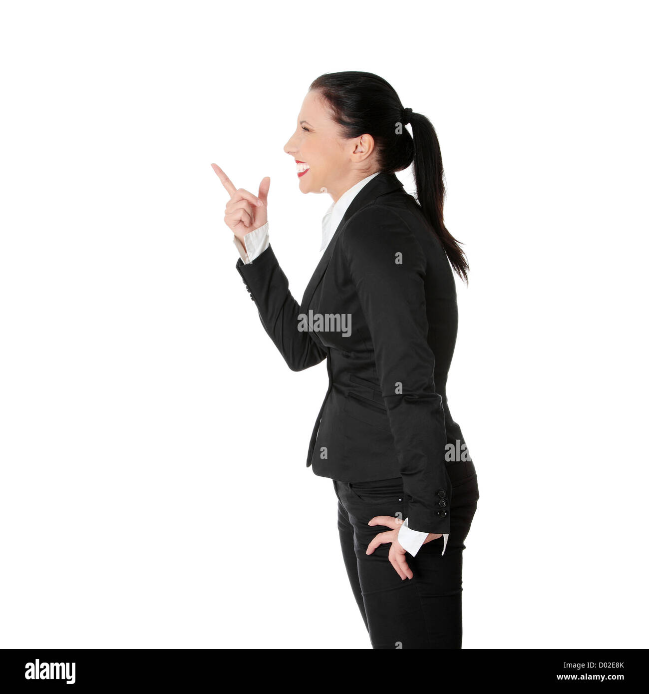 Mad business woman Stock Photo - Alamy