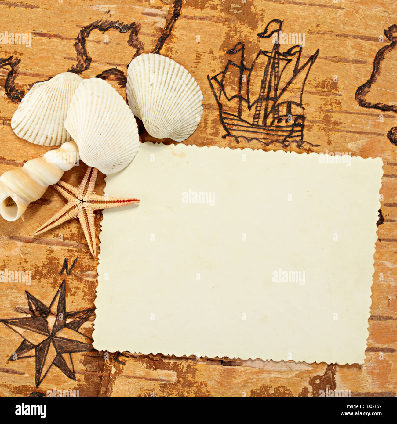 Old sea chart hi-res stock photography and images - Alamy