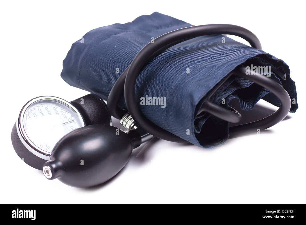 Medical instrument manometer on the white background Stock Photo - Alamy