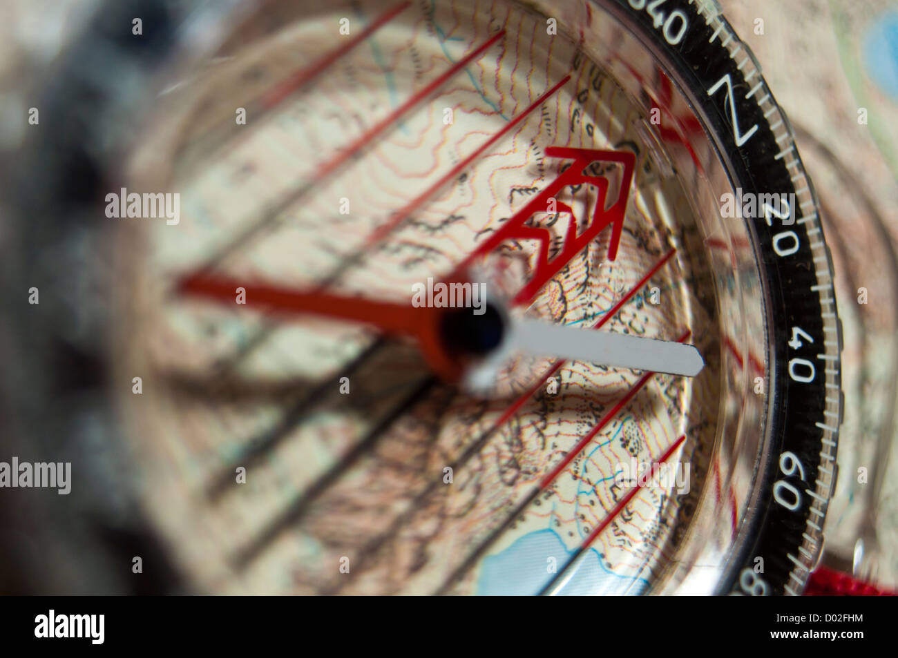 Os map compass hi-res stock photography and images - Alamy