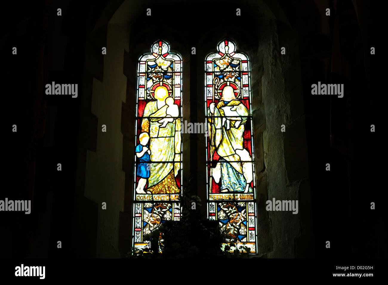 Stained glass from inside hi-res stock photography and images - Alamy