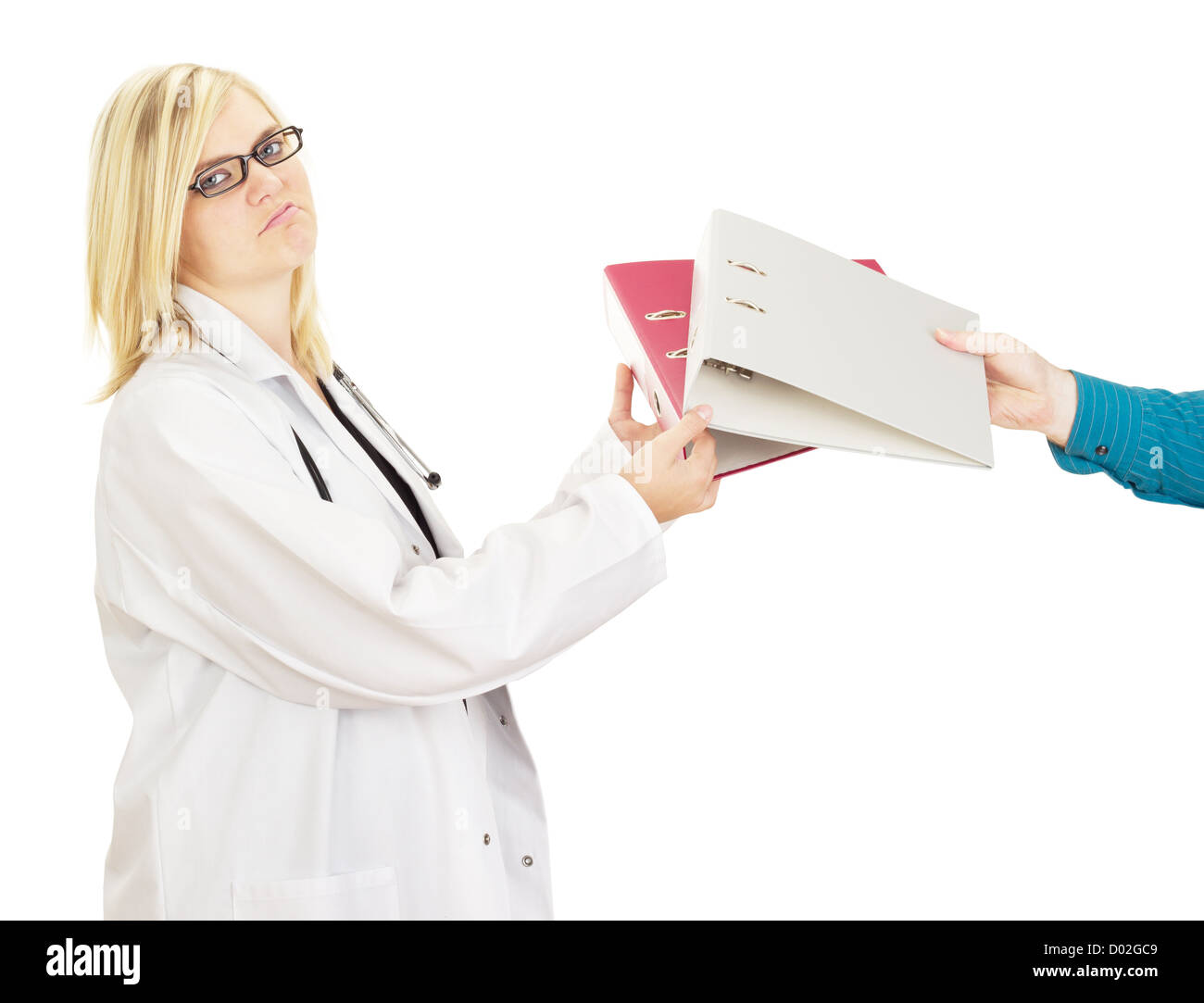 Medical doctor gets a lot of work Stock Photo - Alamy