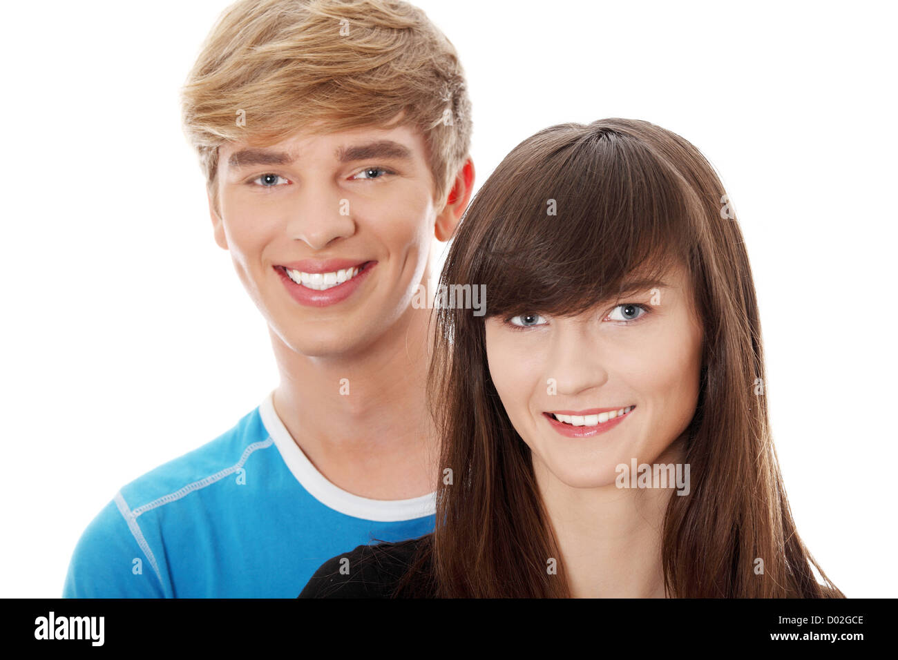 Happy two friends Stock Photo - Alamy