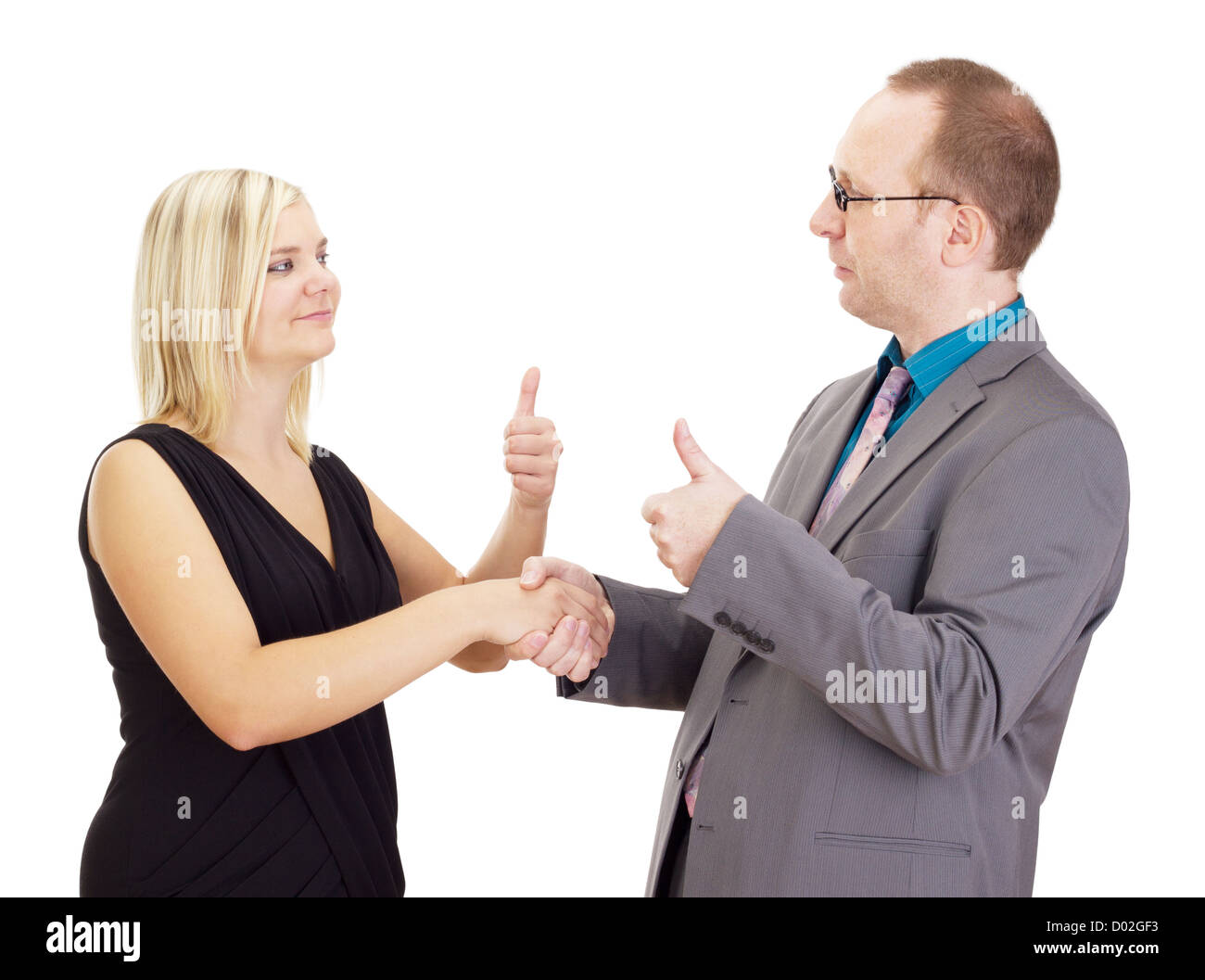 Female interview job Cut Out Stock Images & Pictures - Alamy