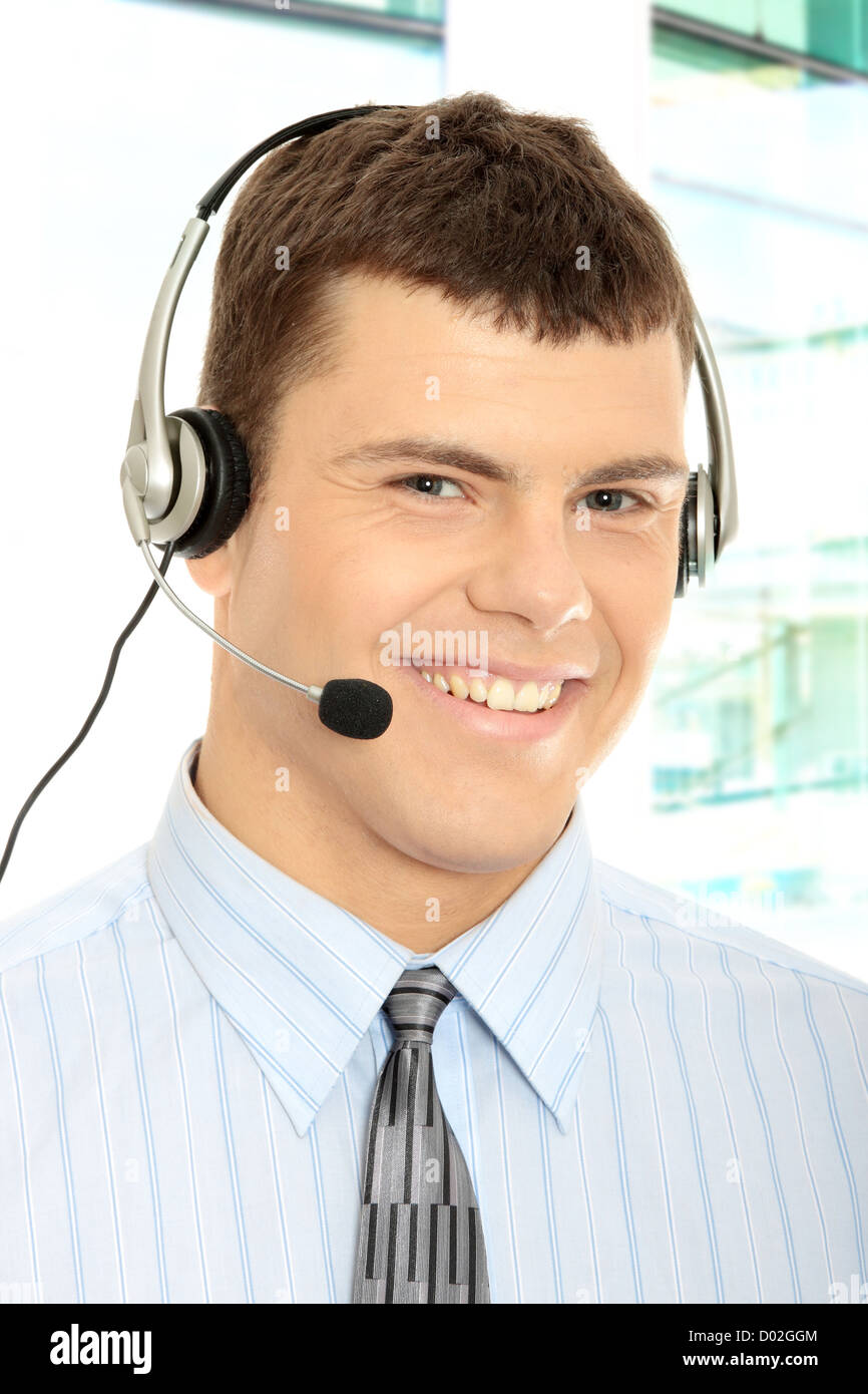 Customer service operator Stock Photo - Alamy