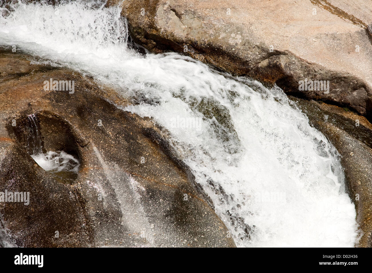 Photo of a water torrent in the forest Stock Photo - Alamy
