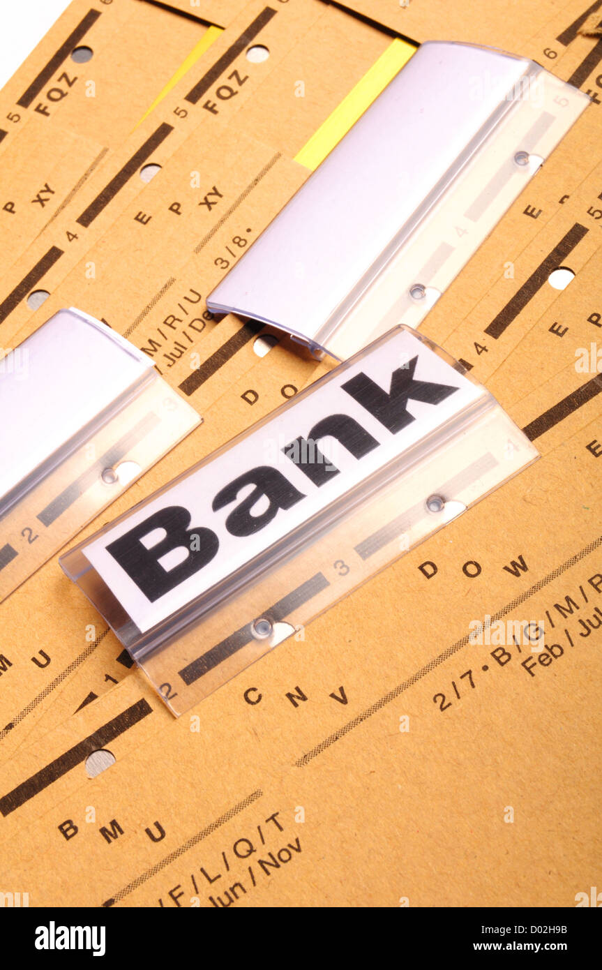 Banking folder hi-res stock photography and images - Alamy