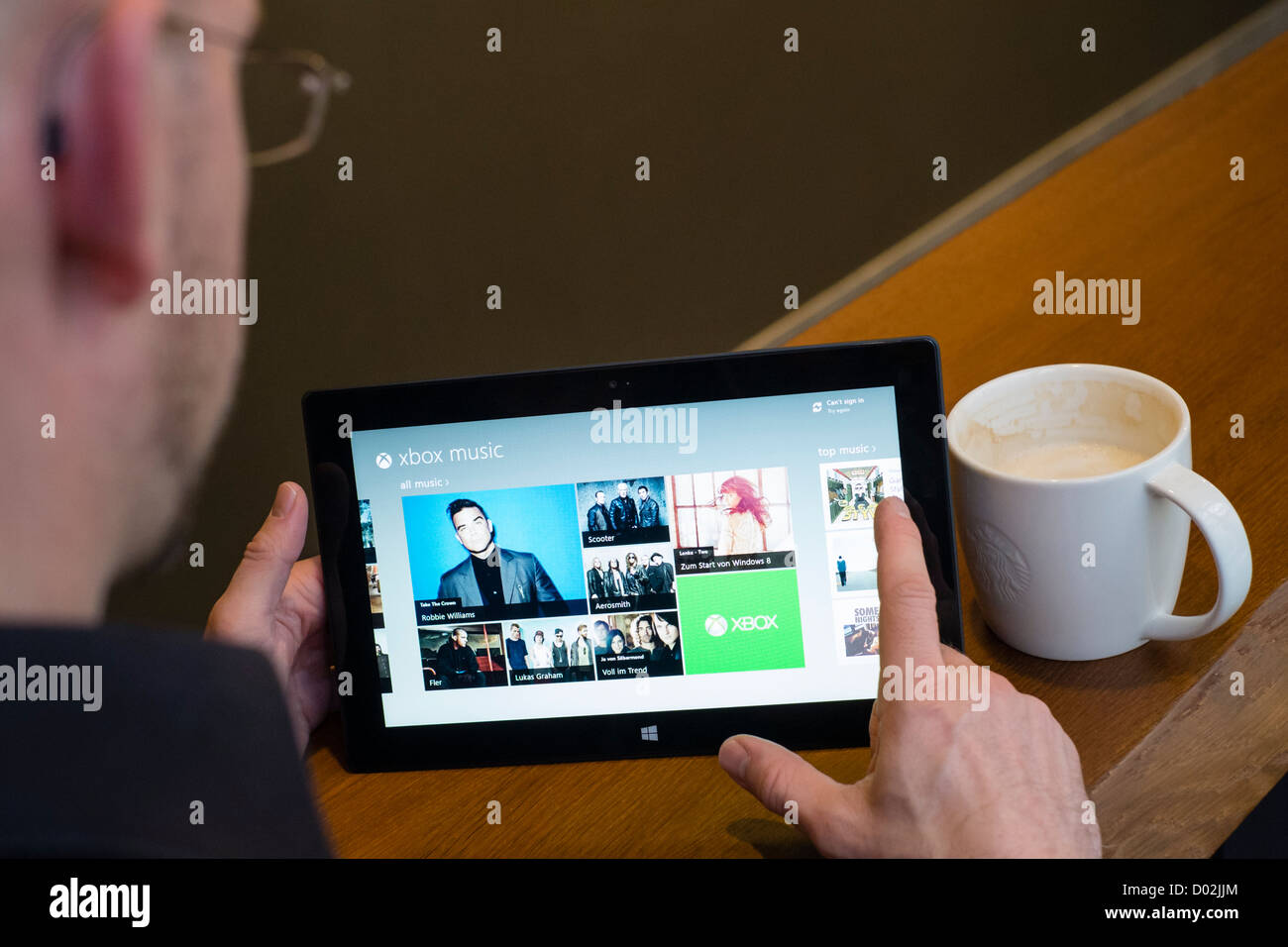 Microsoft surface tablets hi-res stock photography and images - Alamy