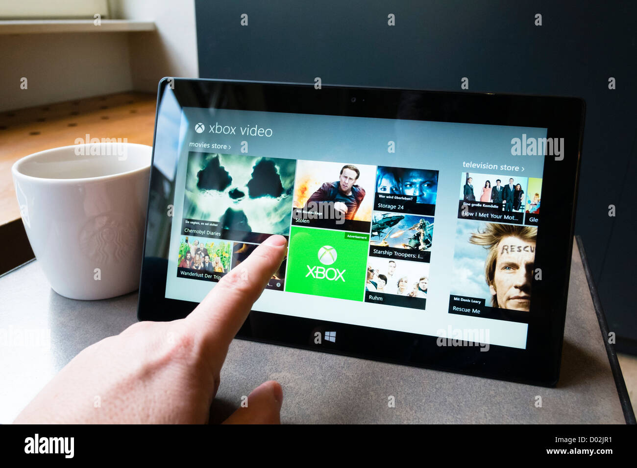 Using microsoft surface hi-res stock photography and images - Alamy