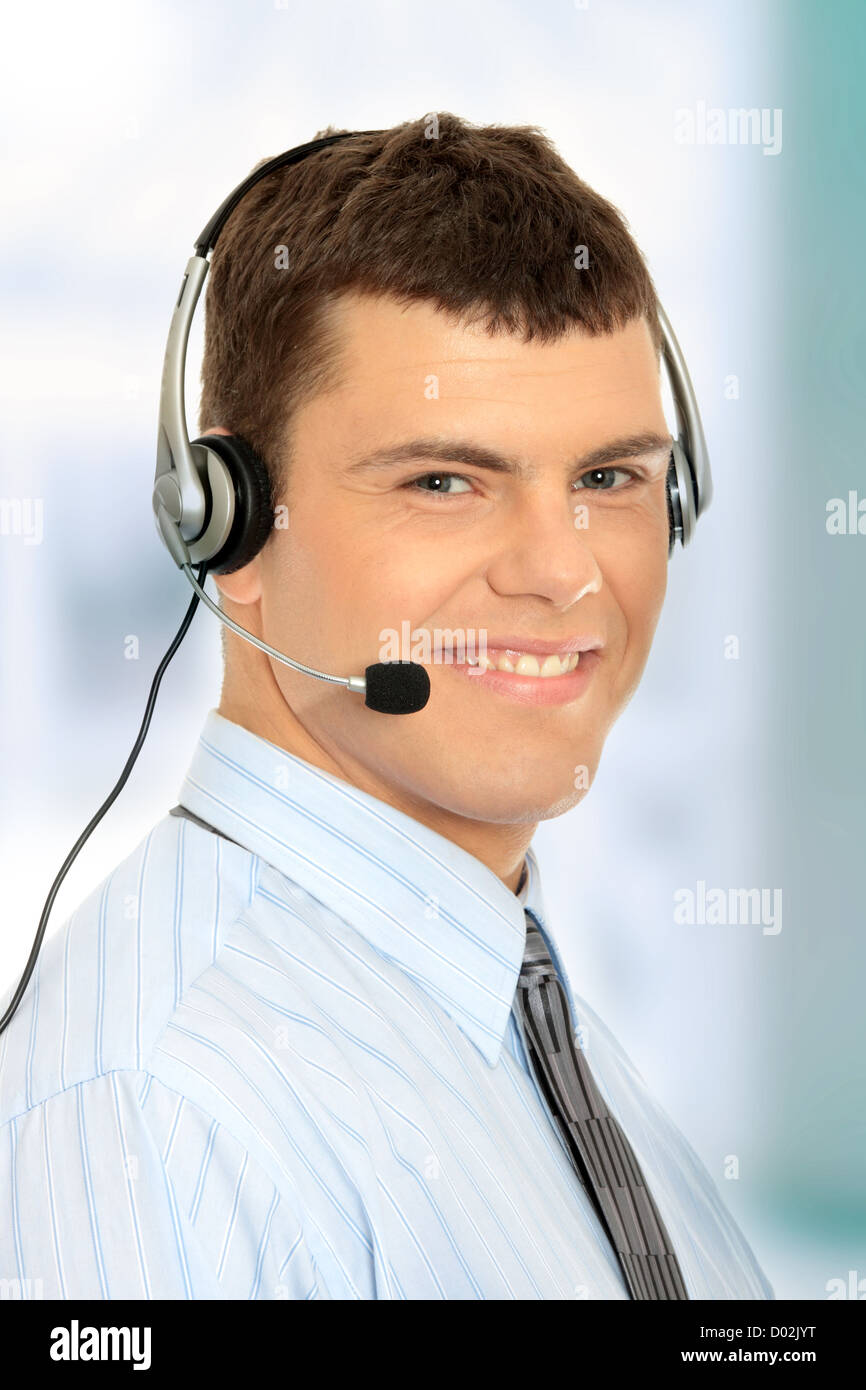 Customer service operator Stock Photo - Alamy