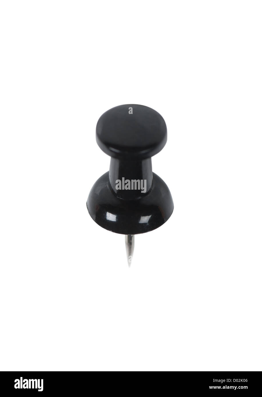 Single thumbtack isolated on the white Stock Photo - Alamy
