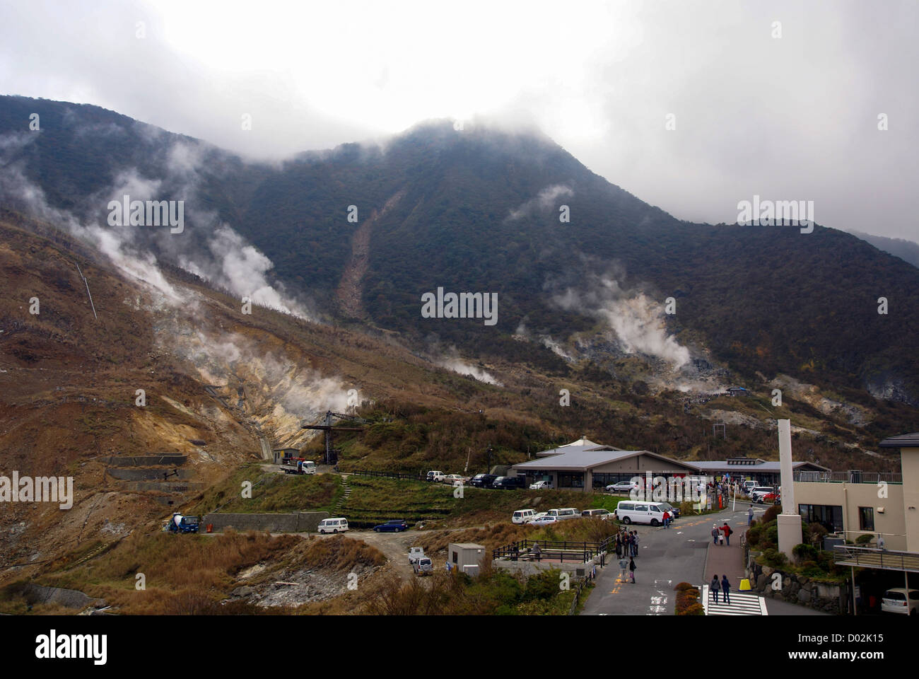 Japan, Hakone, Hot Water Spring Stock Photo - Alamy