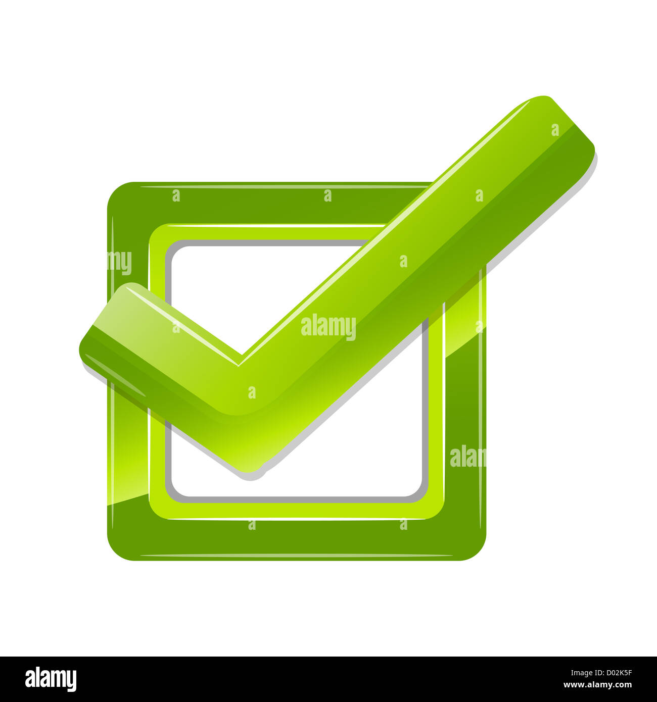 illustration of right sign on white background Stock Photo - Alamy