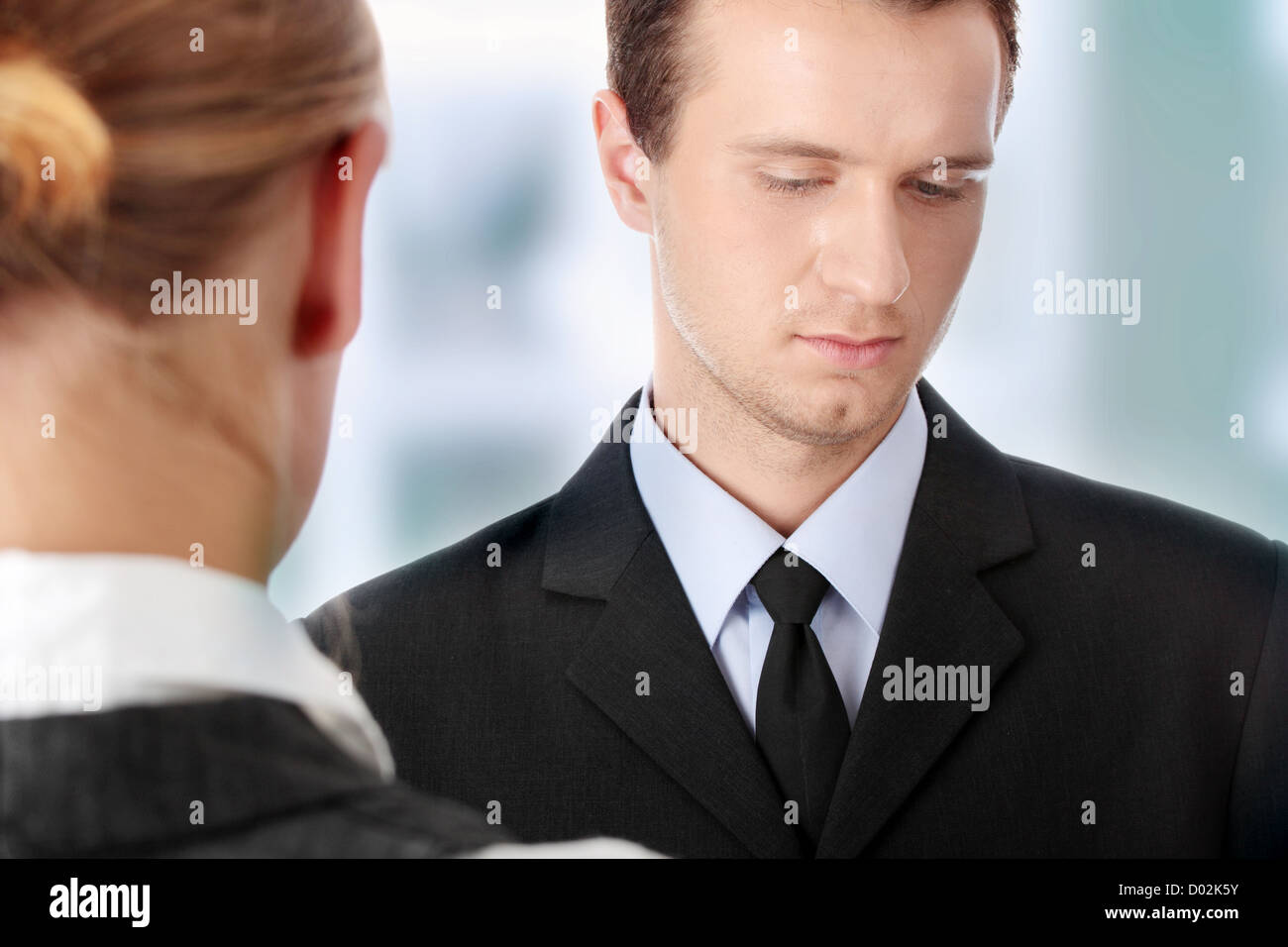 Young attractive business people Stock Photo - Alamy