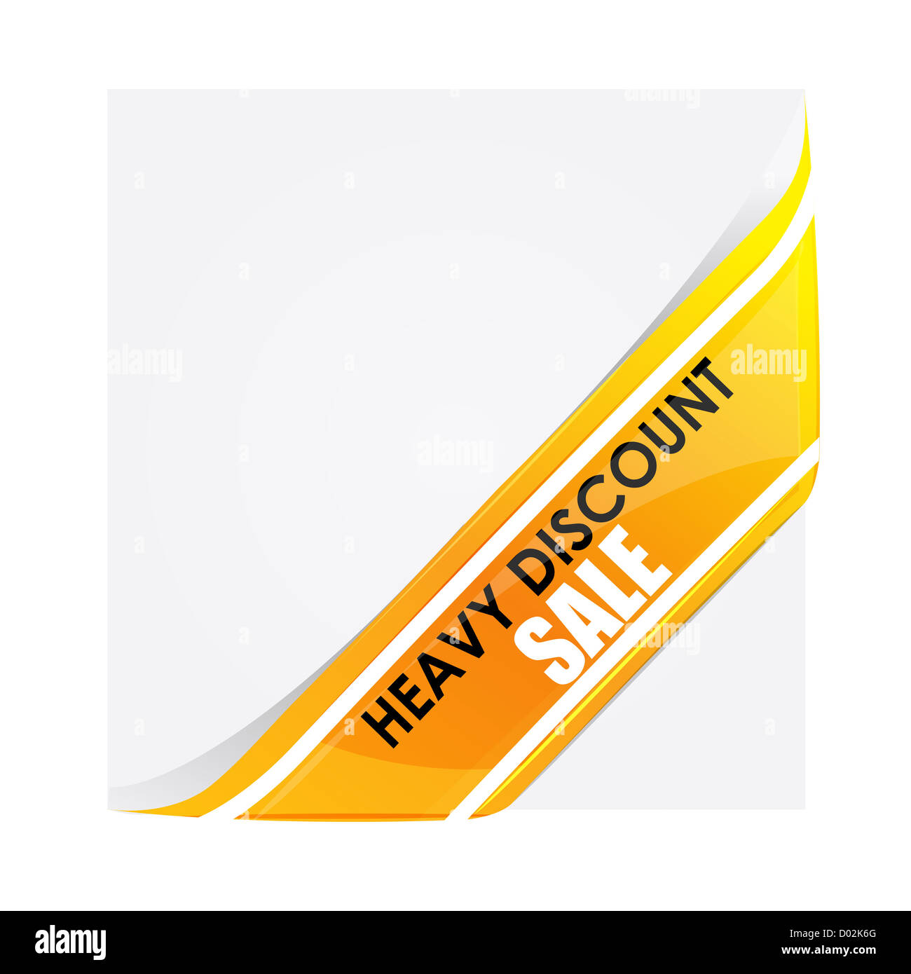 illustration of heavy discount sale on white background Stock Photo - Alamy