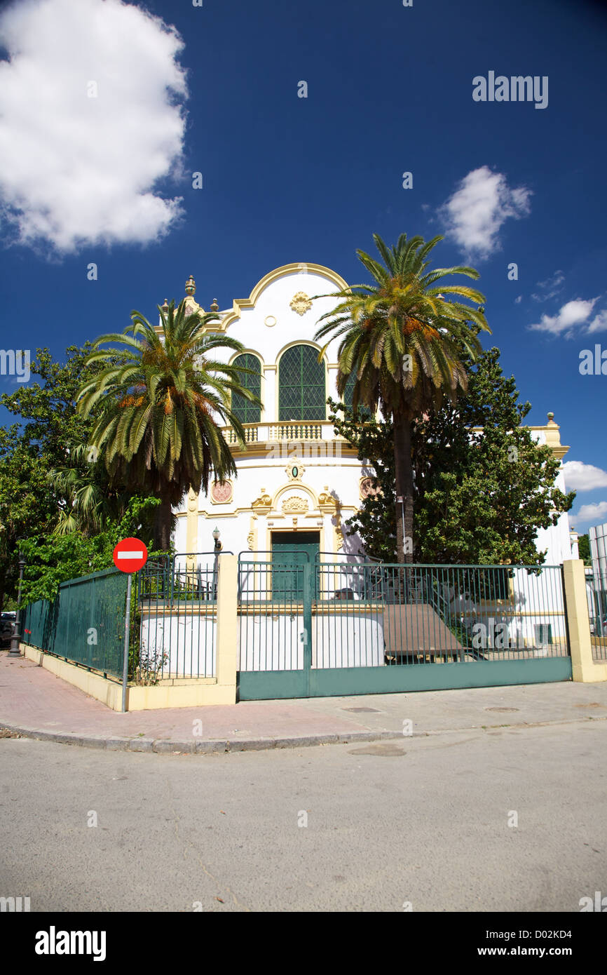 public building at Seville city Andalusia in Spain Stock Photo - Alamy