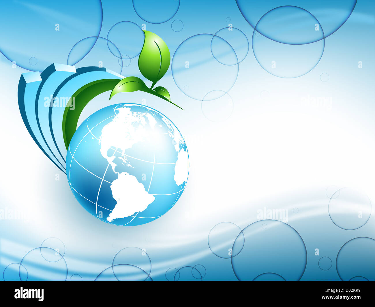 environmental concept background with globe Stock Photo - Alamy