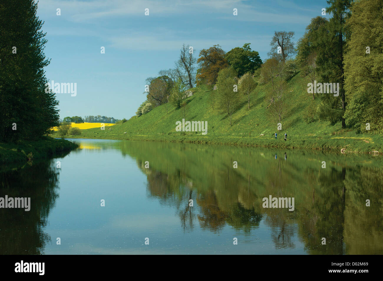 The River Teviot near Kelso, Scottish Borders Stock Photo - Alamy