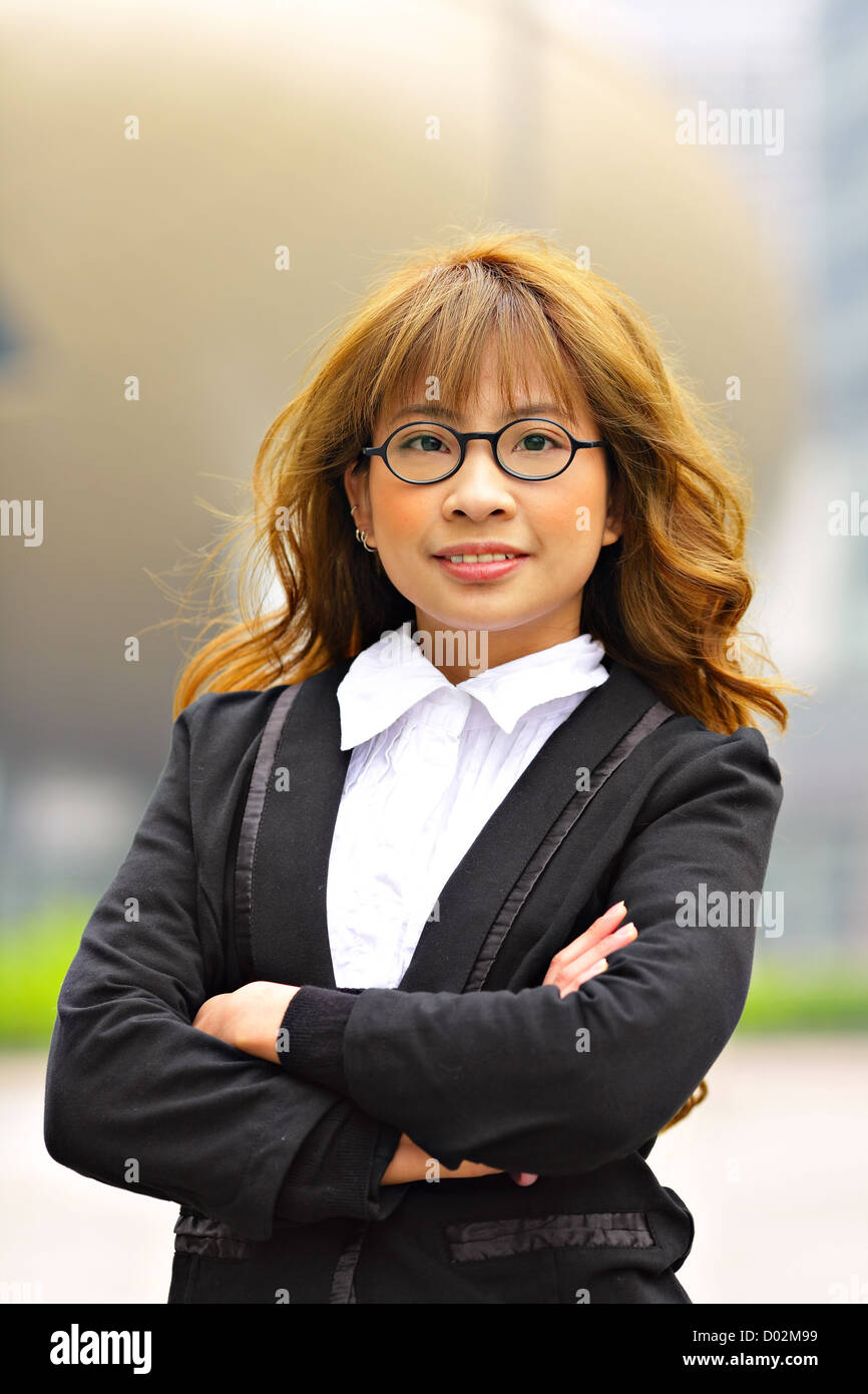 asian young business woman Stock Photo - Alamy