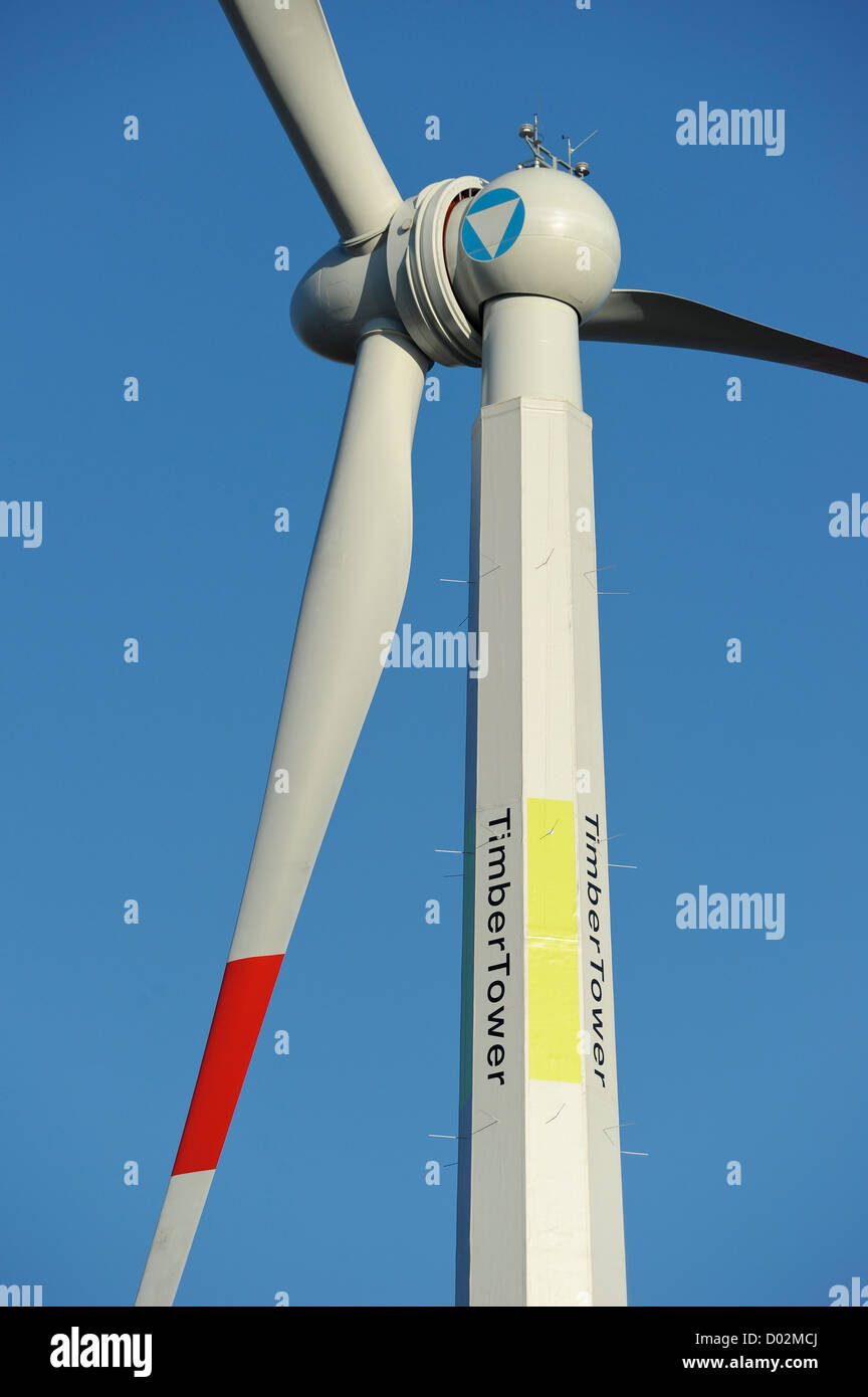 GERMANY Hannover, Timbertower GmbH, construction of 100 metre high ...