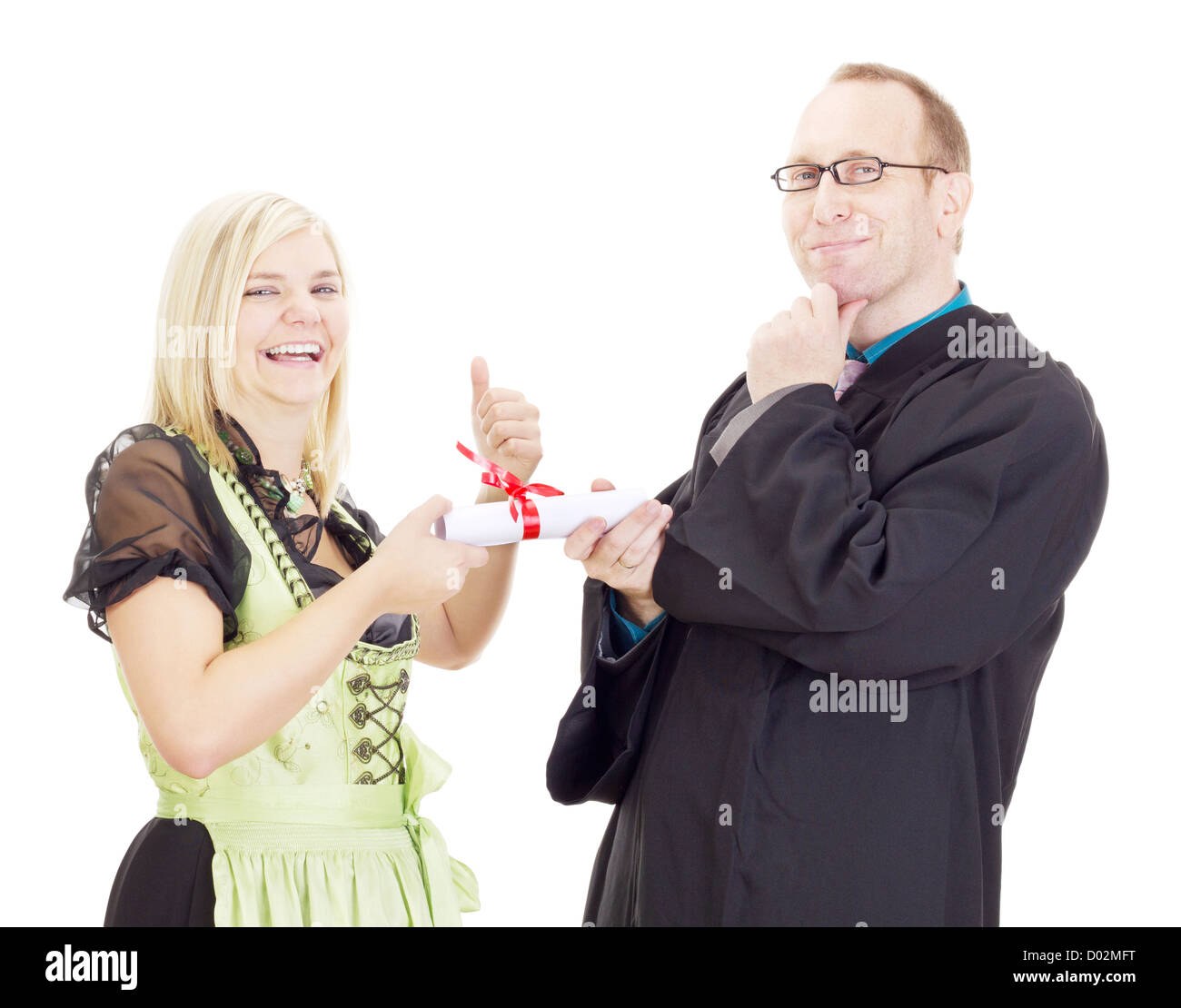 Conferment of a degree Stock Photo - Alamy