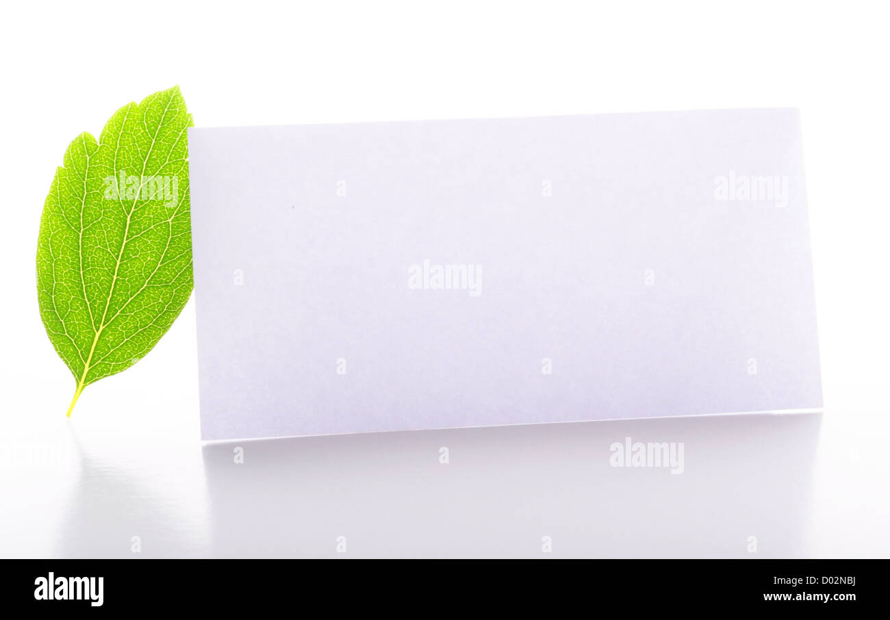 Blank paper card hi-res stock photography and images - Alamy