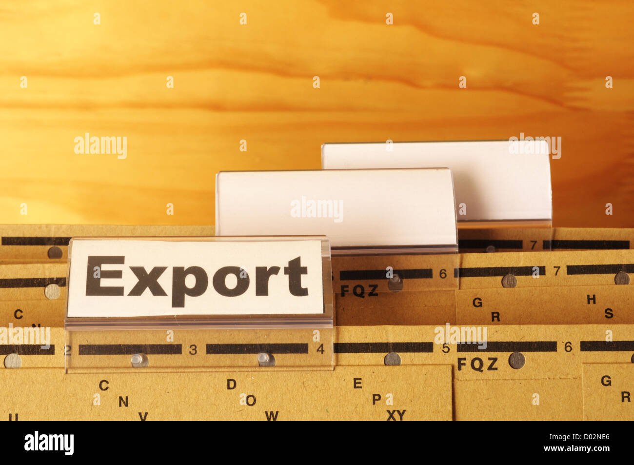 export word on business folder showing globalization trade or paperwork ...