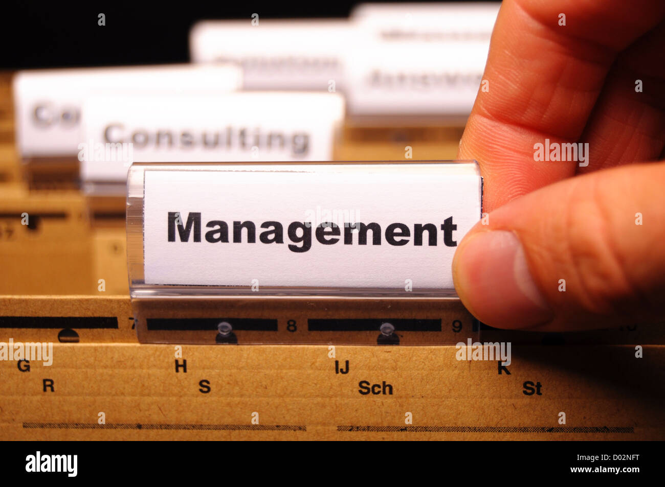 management word on business office folder showing leadership concept ...