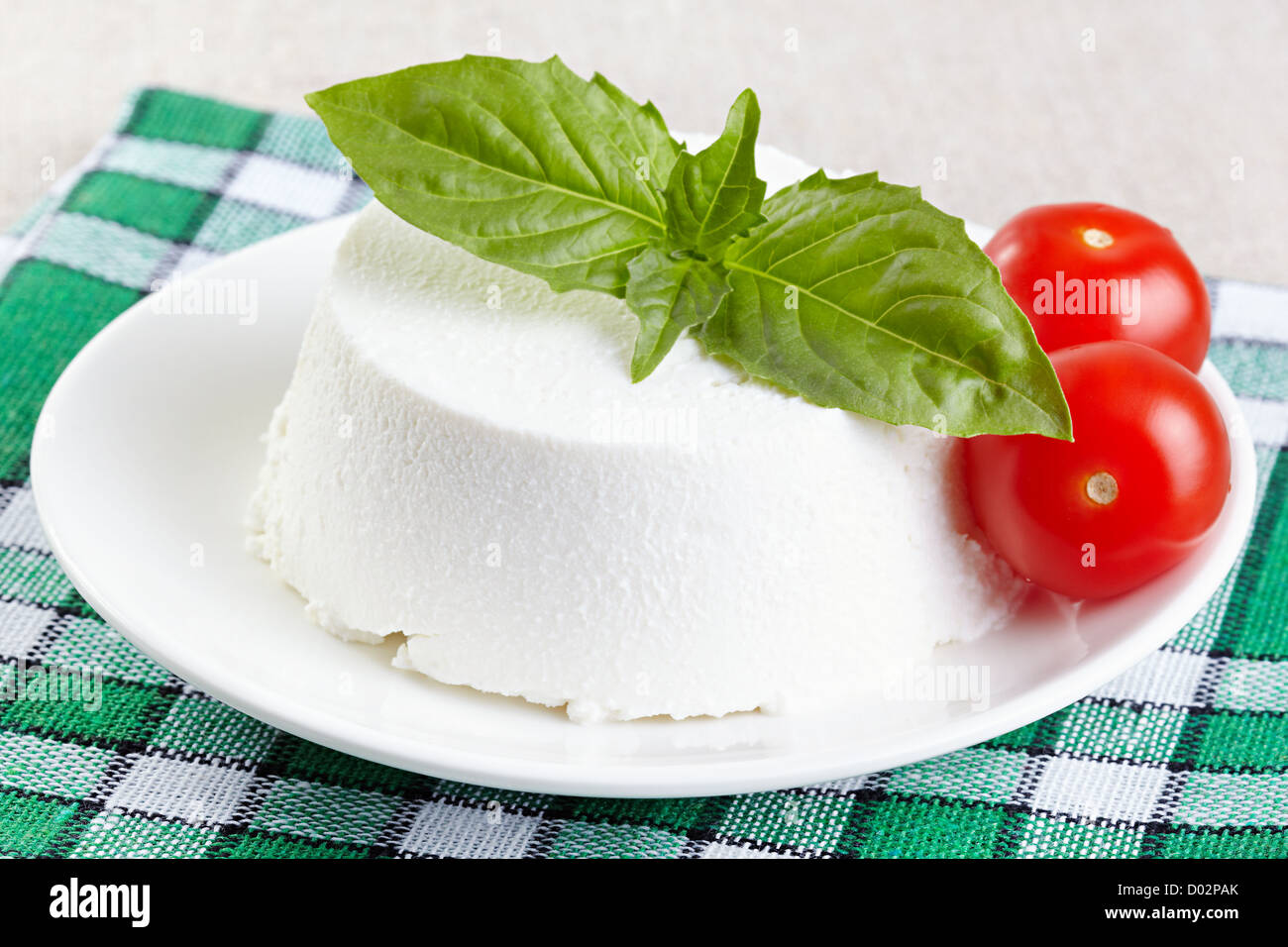 Soft white italian cheese ricotta hi-res stock photography and images ...