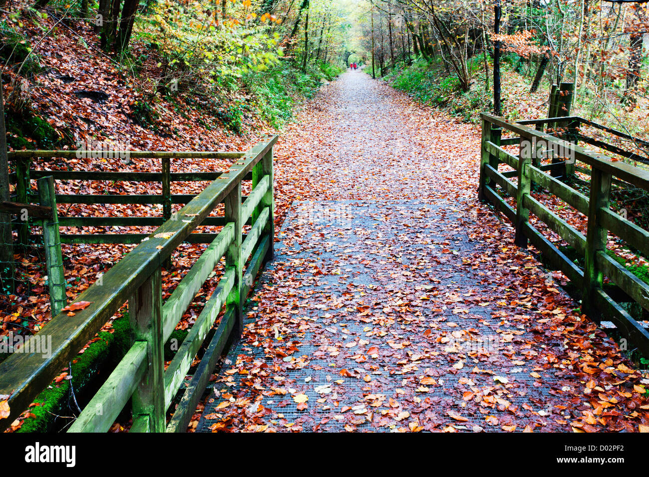 The Old Railway Path between Keswick and Threlkeld Cumbria England ...