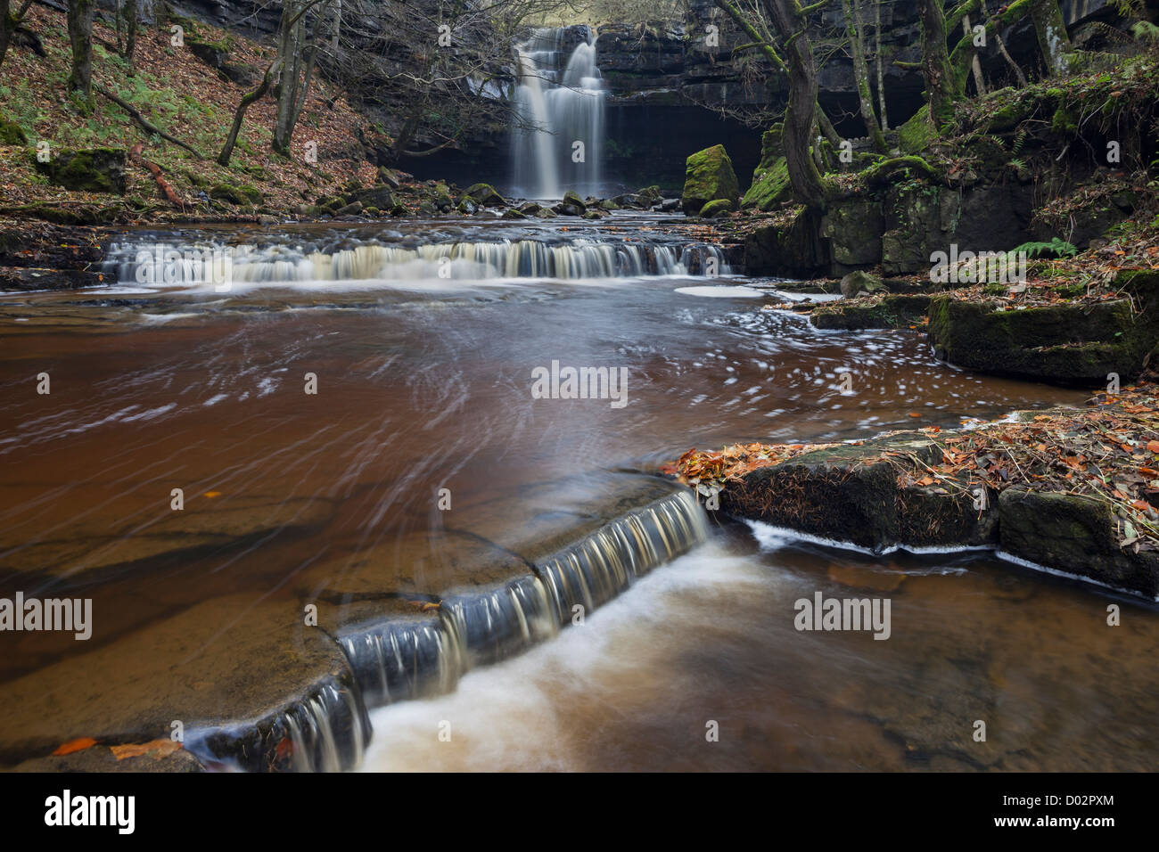 Summerhill Force Waterfall and Gibson's Cave Bowlees Upper Teesdale ...