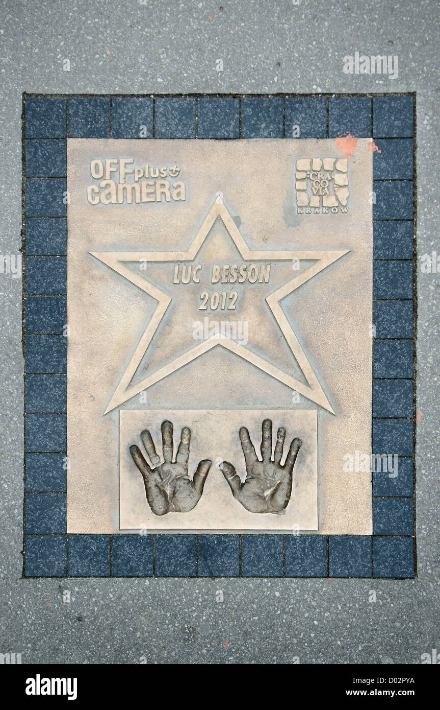 Luc Besson, Walk of Fame, Avenue of Stars, Aleja Gwiazd w Krakowie ...