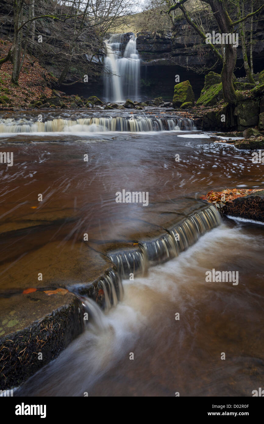 Summerhill Force Waterfall and Gibson's Cave Bowlees Upper Teesdale ...