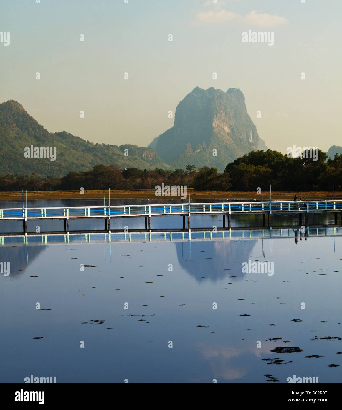 Bridge in Myanmar Stock Photo - Alamy