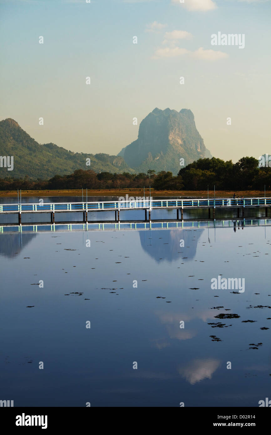 Bridge in Myanmar Stock Photo - Alamy