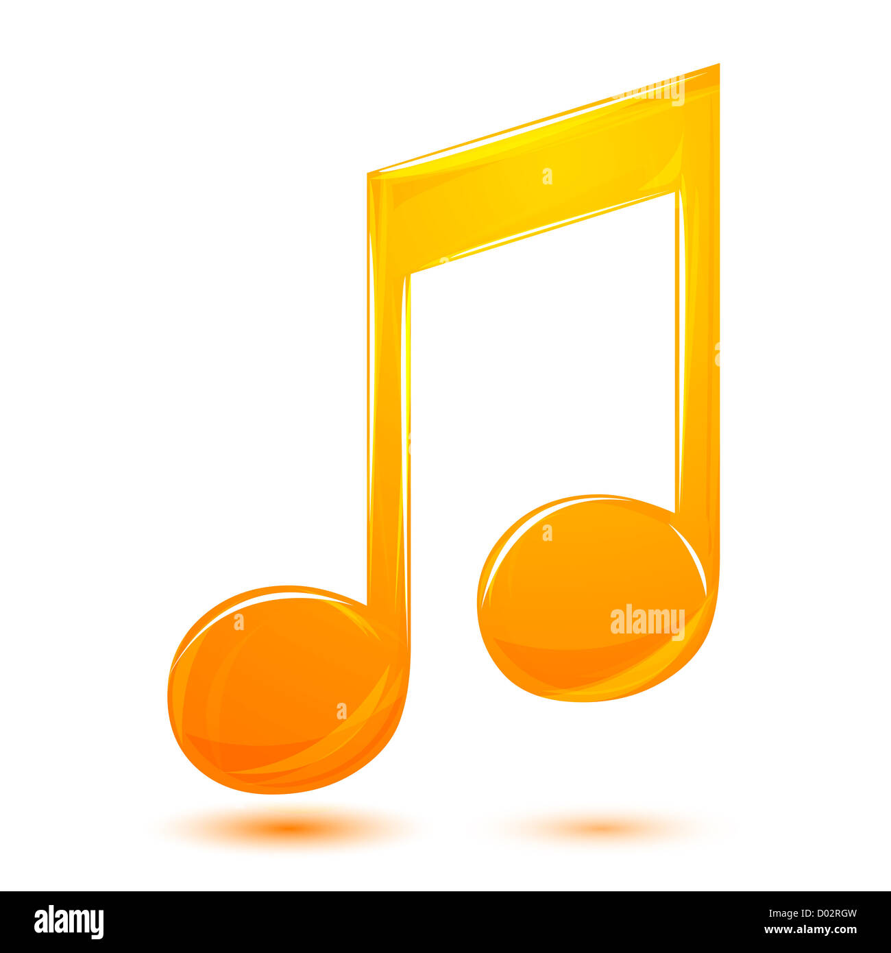 illustration of music text on white background Stock Photo - Alamy
