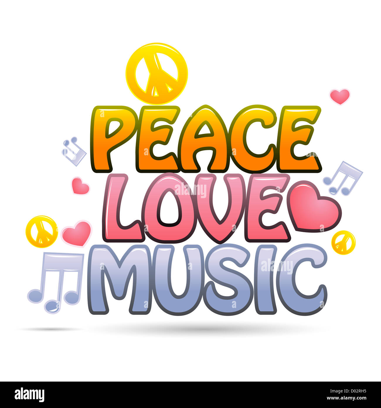 Peace Love Music Backgrounds